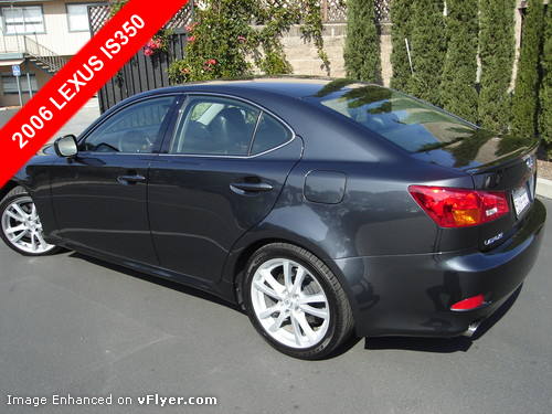 2006 Lexus IS350 Luxury/Sport/X/GPS Nav/Levinson Audio Packages, Smokey ...